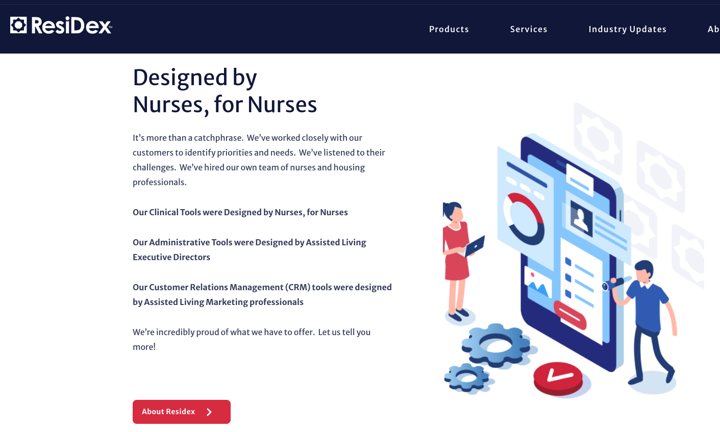 Assisted Living Software and Service Case Study - ResiDex | SalesLeap